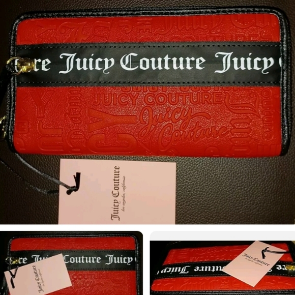 Juicy Couture | Bags | Juicy Couture Word Searchlipstick Our Zips Large ...